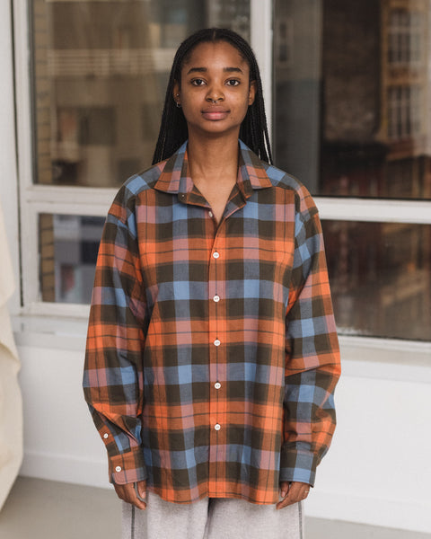 Claude Shirt - Organic Cotton Flannel - Frame Plaid – Baserange Store ...
