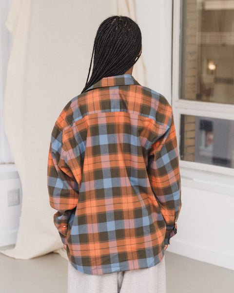 Claude Shirt - Organic Cotton Flannel - Frame Plaid – Baserange Store ...